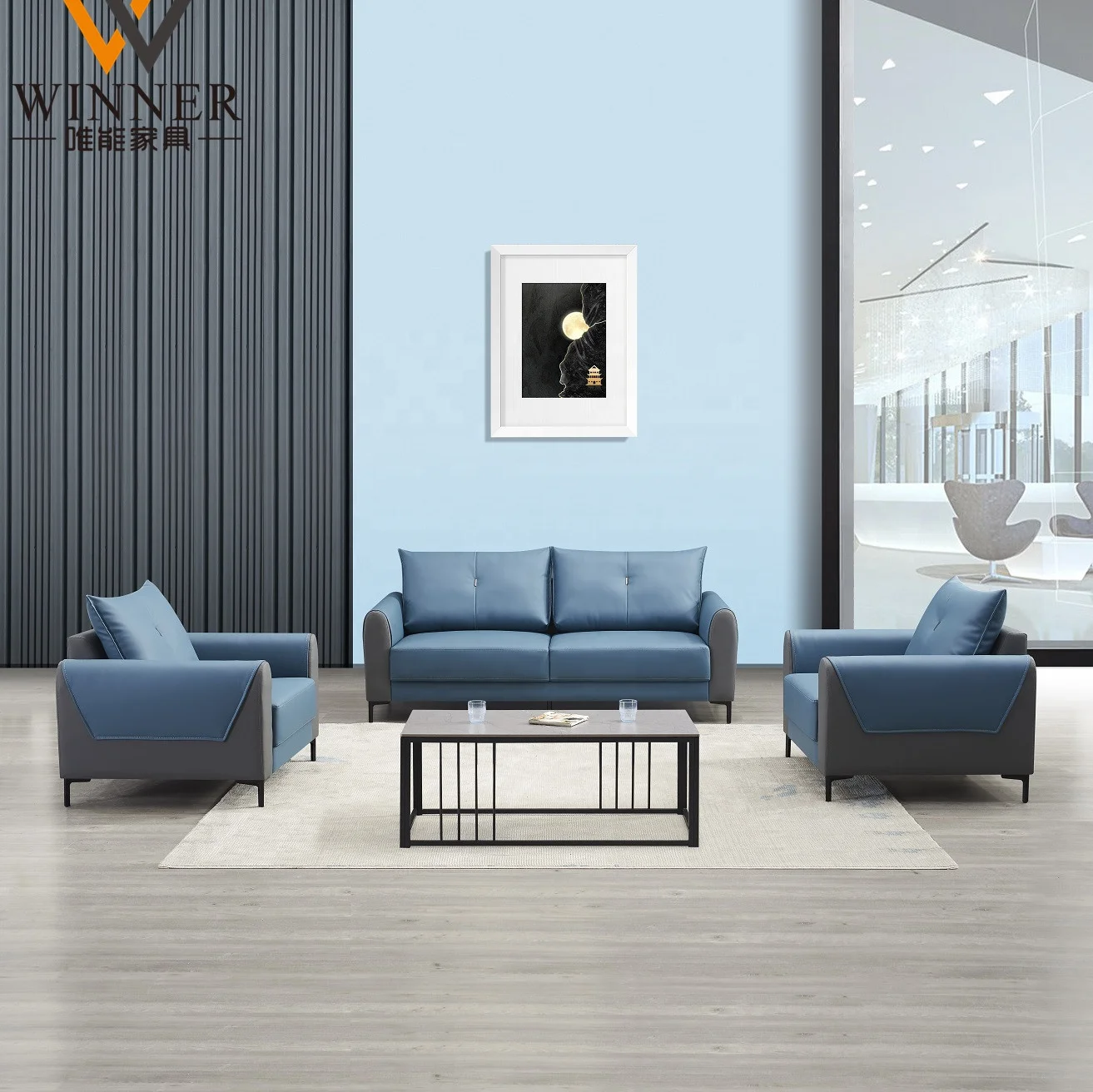 Reception sofa store